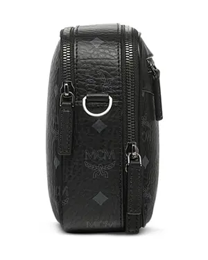 Mcm Aren Visetos Crossbody - Black