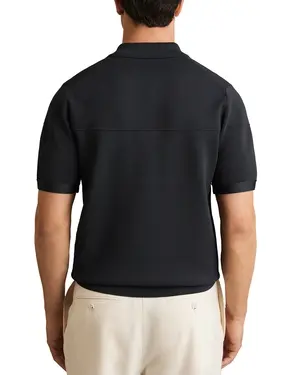 REISS Blinker Pocket Polo Shirt - Navy