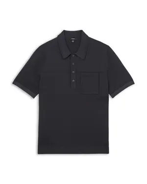 REISS Blinker Pocket Polo Shirt - Navy