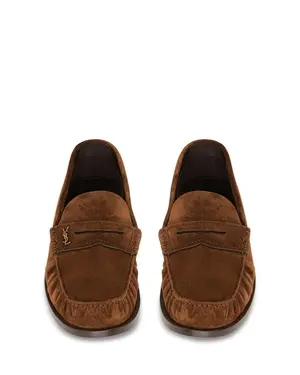 Saint Laurent Laurent Suede Loafers