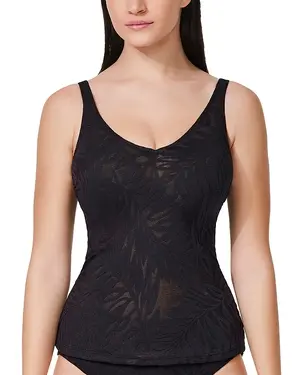 GOTTEX Skyfall D Cup Tankini Top - Black