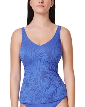 GOTTEX Skyfall D Cup Tankini Top - Hampton Blue
