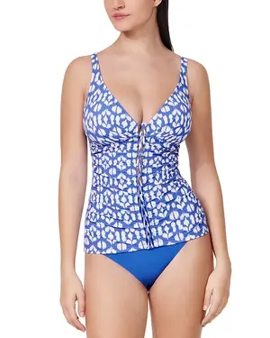 GOTTEX Mantra D Cup Tankini Top - Hampton Blue