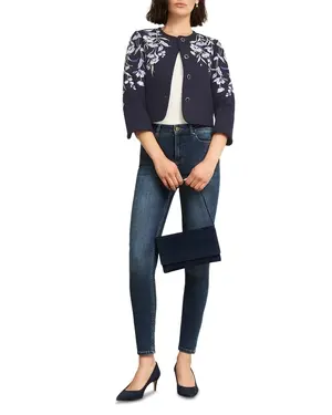 HOBBS LONDON Hinton Floral Embroidered Jacket