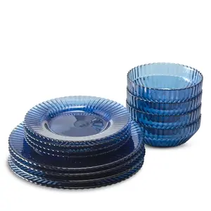 FORTESSA Archie 12 Piece Dinnerware Set - Cornflower