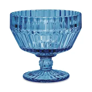FORTESSA Archie Footed Dessert Bowl, Set Of 6 - Cornflower
