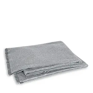 MATOUK Agnes Wool-cashmere Throw - Smoke Grey