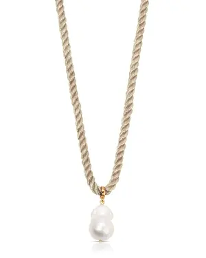 ETTIKA Cultured Freshwater Pearl Token Necklace