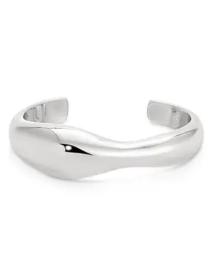 Ettika Liquid Love Cuff Bracelet - Silver