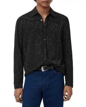John Varvatos Miner Regular Fit Western Shirt