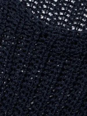 Khaite Elowen Open-knit Cotton Sweater