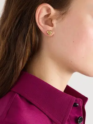 Bottega Veneta Knot -plated Earrings