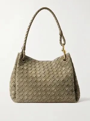 Bottega Veneta Raffia Shoulder Bags