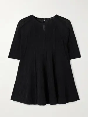 Proenza Schouler Tavia Ribbed-knit Top - Black