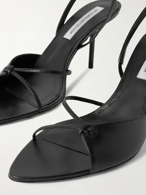 Victoria Beckham Harlow Leather Slingback Sandals