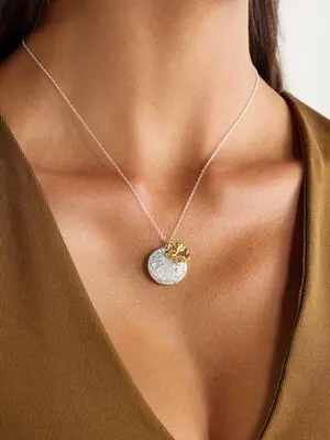 ALIGHIERI The Collisione Recycled And Gold-plated Necklace