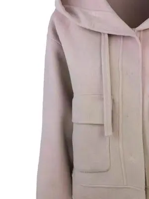 Max Mara Gary Hooded Patch-pocket Jacket - Pink