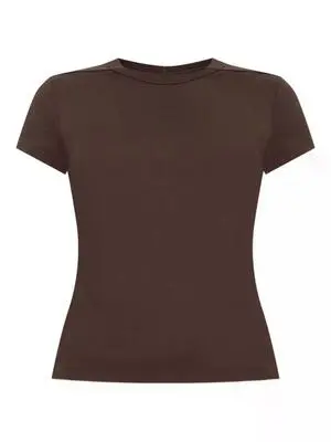 Rick Owens Seam-detail T-shirt - Brown