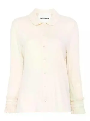 JIL SANDER Wool-blend Shirt - Neutrals