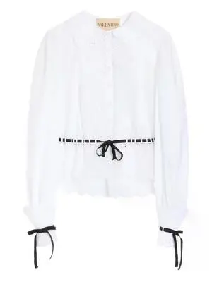 Valentino Garavani Long-sleeved Shirt - White