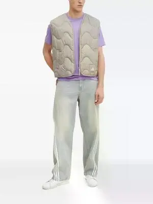 Adidas Logo-patch Quilted-wave Vest