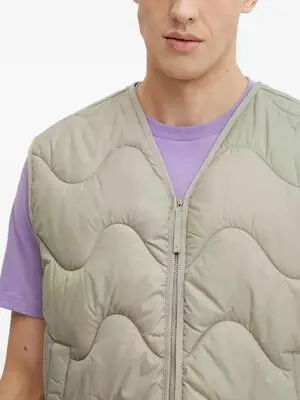 Adidas Logo-patch Quilted-wave Vest