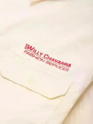 WILLY CHAVARRIA Logo-embroidered Shirt