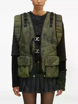Andersson Bell Quilted Buckle-fastening Gilet