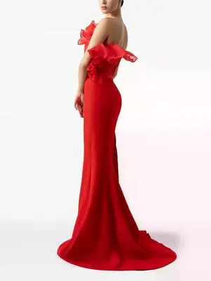 GABY CHARBACHY Fitted Fishtail Gown