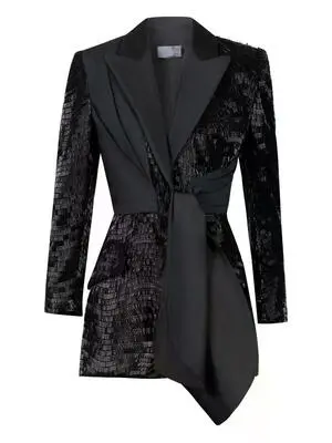 GABY CHARBACHY Sequin-embellished Wide-leg Suit