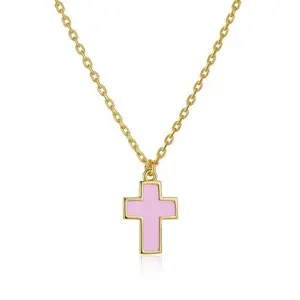 ANNA ZUCKERMAN Petit Faith Necklace - Pink