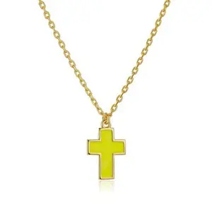 ANNA ZUCKERMAN Petit Faith Necklace - Yellow