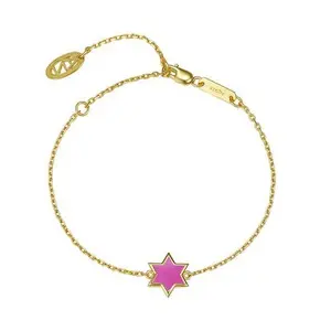 ANNA ZUCKERMAN Petit Star Of David Bracelet - Rose