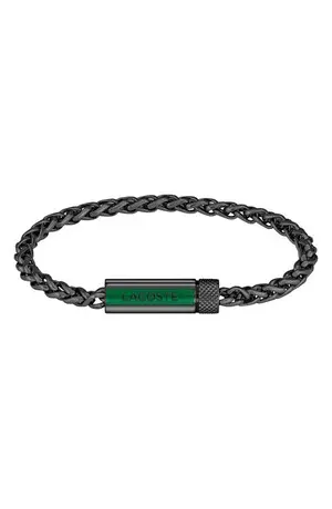 Lacoste Lacoste Spelt Bracelet Black
