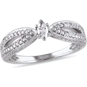 JULIANNA B. 1/6 Ct Marquise Diamond 10k Ring