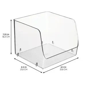 IDESIGN Stackable Open-front Storage Binset Of 4made