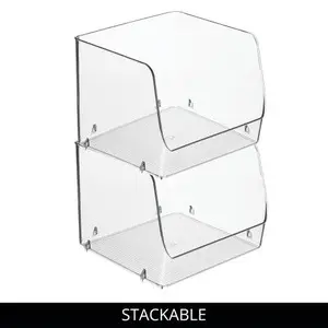 IDESIGN Stackable Open-front Storage Binset Of 4made