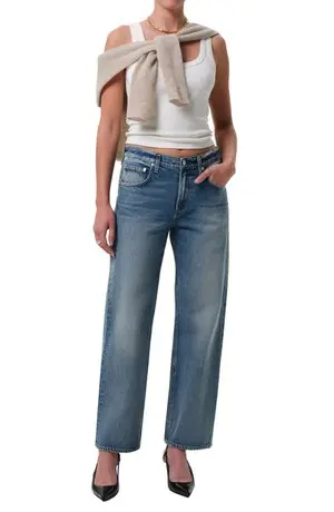 Citizens Of Humanity Lindz Low Rise Easy Straight Leg Jeans - Bijou