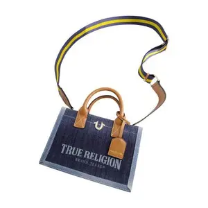 True Religion Modern Edge Denim Tote - Denim/blue