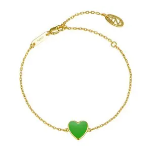 ANNA ZUCKERMAN Petit Love Bracelet - Green