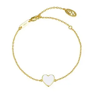 ANNA ZUCKERMAN Petit Love Bracelet - White