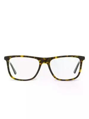Gucci Rectangular-frame Glasses - Brown