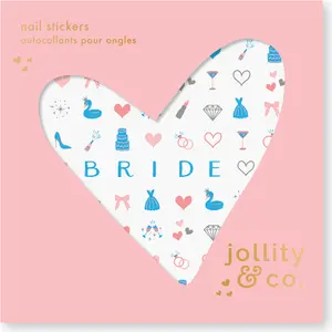 JOLLITY & CO Camp Bachelorette Bride Nail Stickers - Assorted Pre-pack