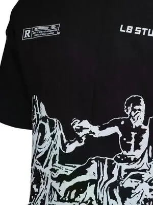 L8 STUDIO Socrates Cotton T-shirt - Black