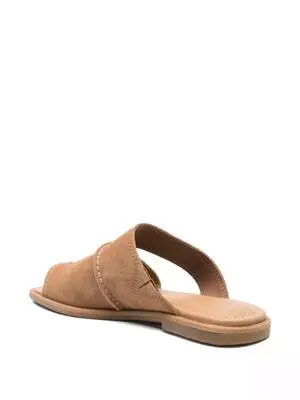 UGG Matira Double-strap Suede Flat Sandals