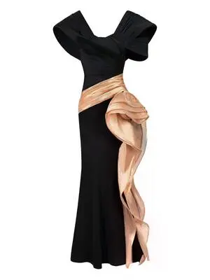 Gaby Charbachy Pleated Evening Dresses For Women