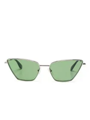 Alexander McQueen Cat-eye Sunglasses - Silver