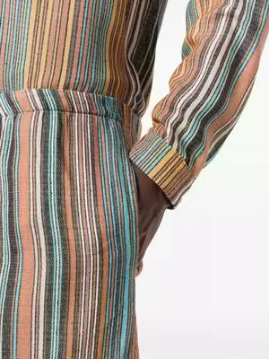 AMIR SLAMA Jacquard Wide-leg Trousers