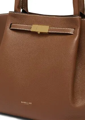 DEMELLIER Grained Leather Tote - Tan