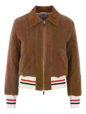 Thom Browne Corduroy Ribbed-trim Jacket